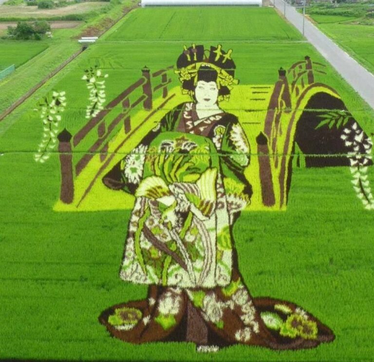 Rice Paddy Art: A Sustainable Way to Celebrate Nature